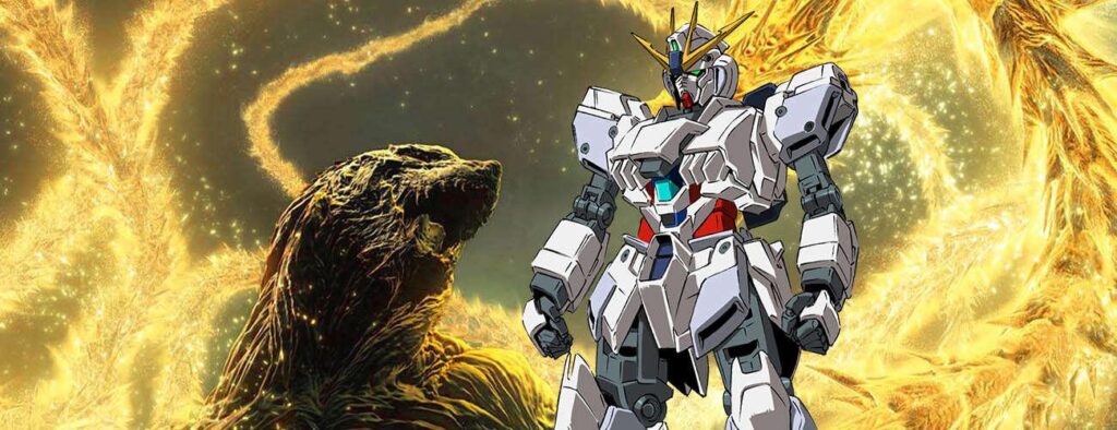 Gundam dan Godzilla Rilis Poster Kolaborasi Spesial