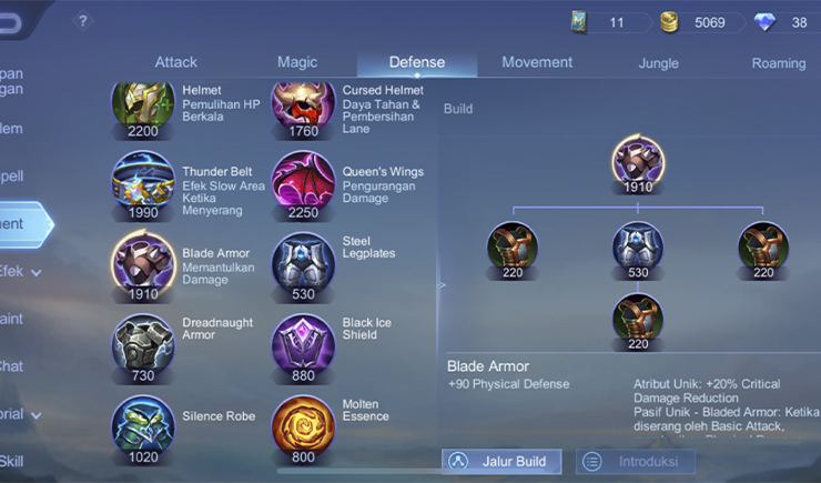 (MPL Season 12) Build Item Chou ala RRQ Naomi, Dijamin Susah Mati! - KINCIR.com