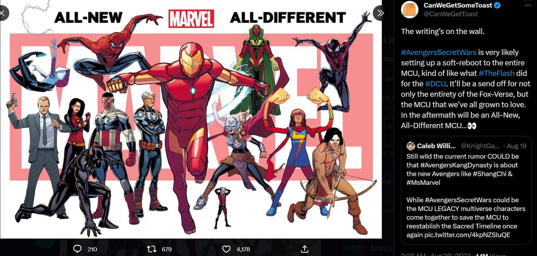 Avengers: Secret Wars Dirumorkan Bakal Jadi Reboot buat MCU - KINCIR.com