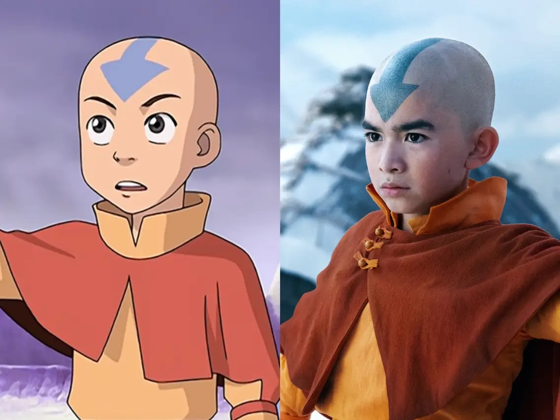 Perbandingan 7 Karakter Live Action Avatar: The Last Airbender dengan Versi Animasinya