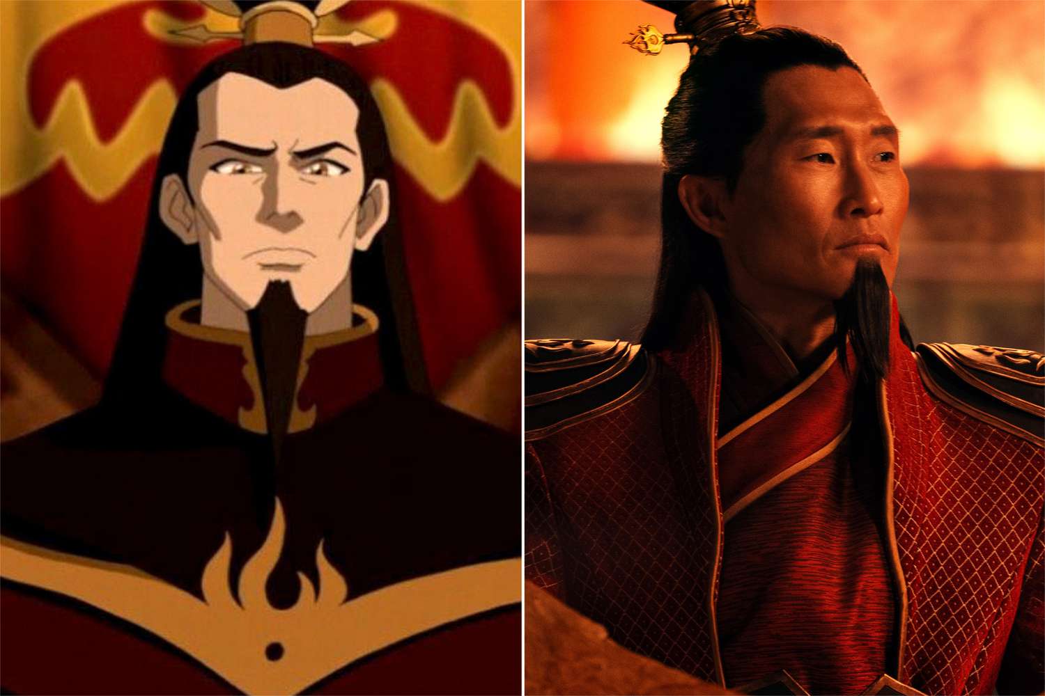 Perbandingan 7 Karakter Live Action Avatar: The Last Airbender dengan ...